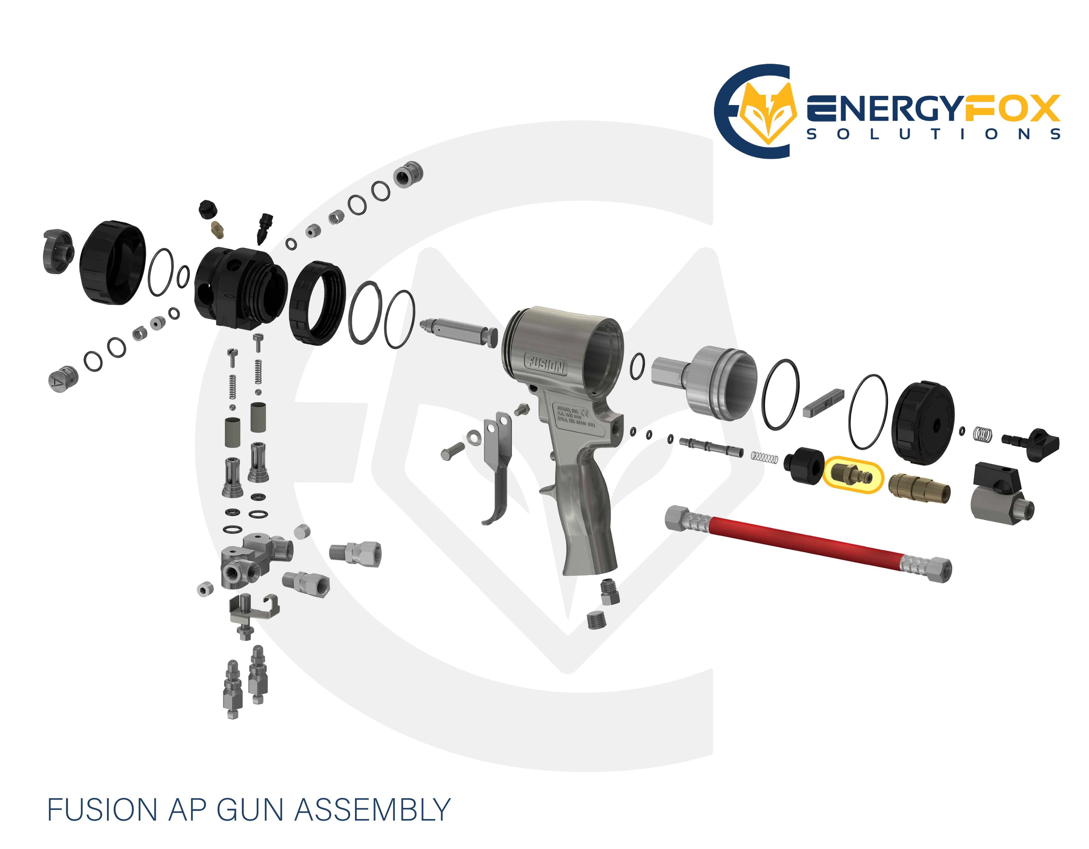 Quick-Disconnect for Fusion AP & PC Guns - 117509 – Energy Fox Solutions