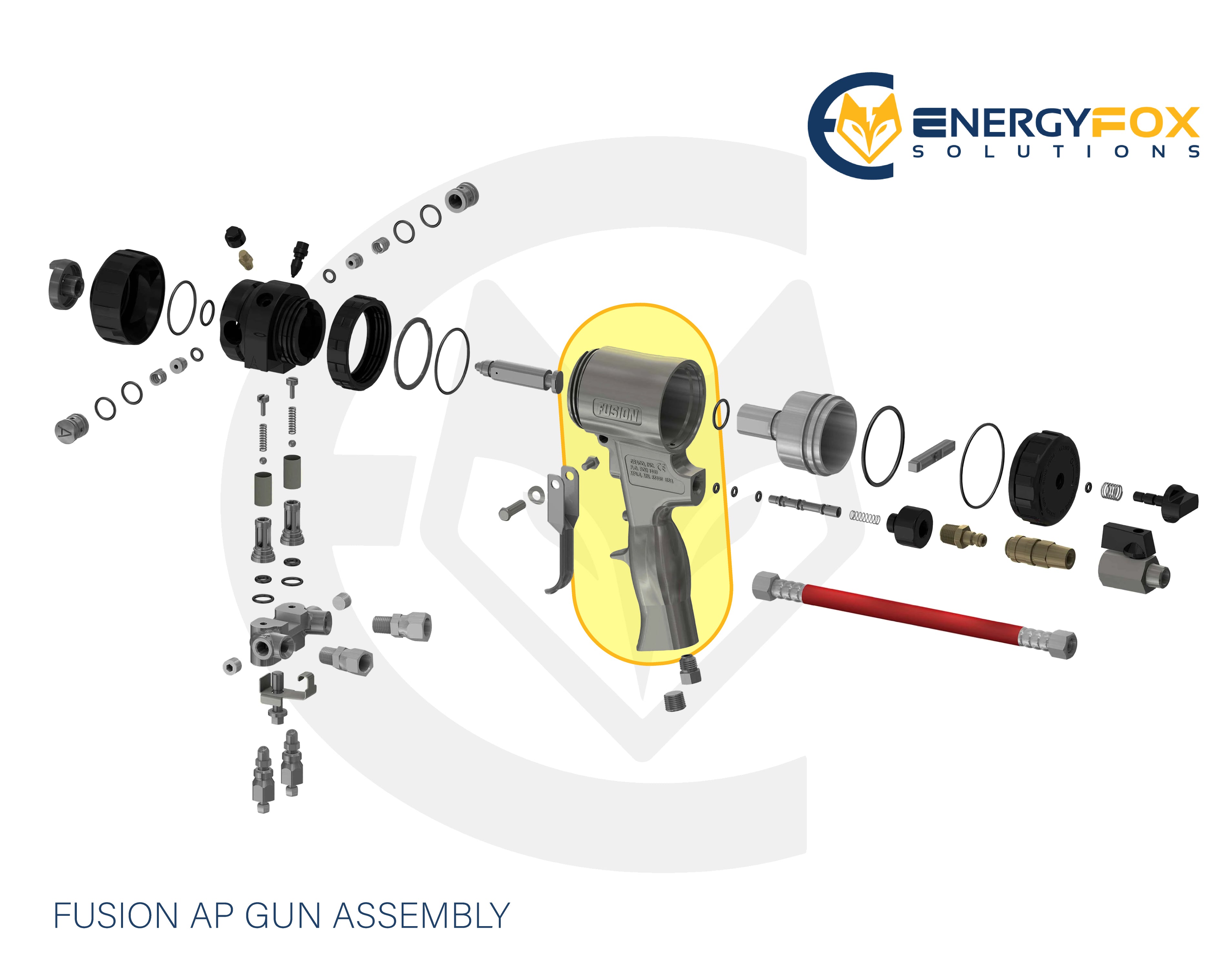 Handle for Fusion AP & PC Guns - 15K365 – Energy Fox Solutions